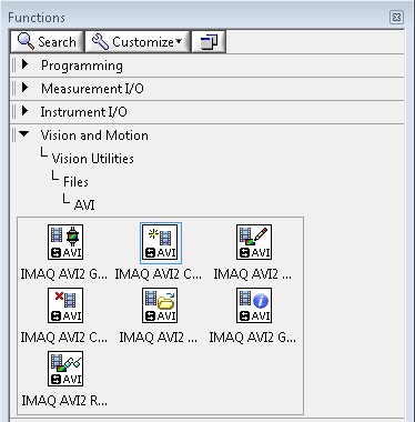 AVI Codec Support with AVI2 in NI Vision Products - NI