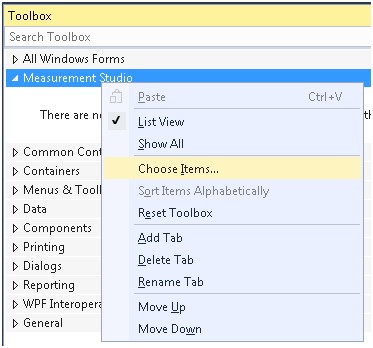 Using Measurement Studio 2013 with Microsoft Visual Studio 2013 - NI