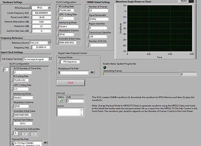 CMMB Digital Video Signal Generation Toolkit Download - NI