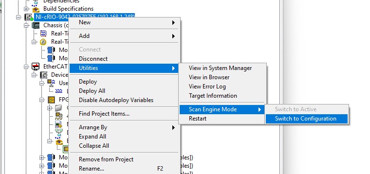 Configure NI CompactRIO Hardware for EtherCAT with FPGA Programming - NI