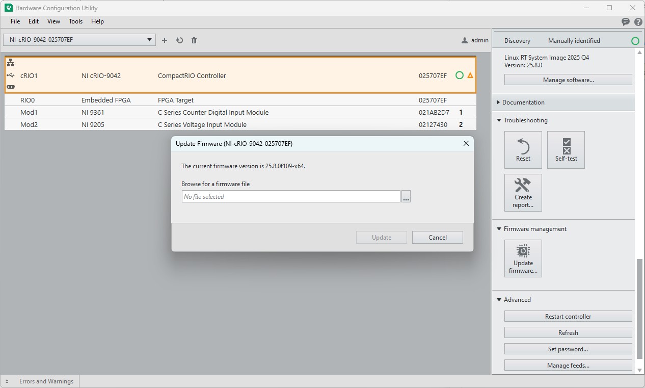 Configure NI CompactRIO Hardware for EtherCAT with FPGA Programming - NI
